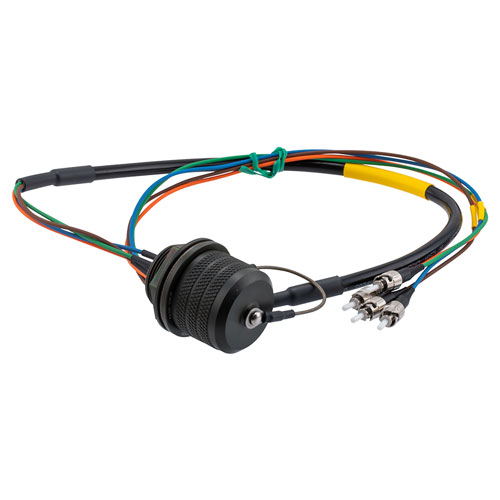 4 Channel TFOCA 2 Jam Nut Receptacle to ST/UPC, Multimode OM2, 7.5mm ...