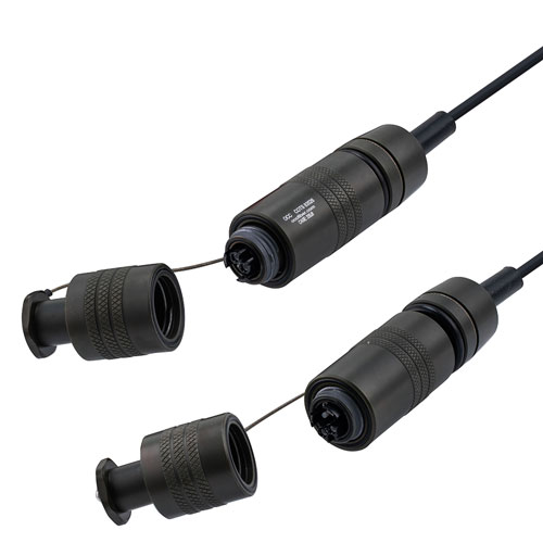 4 Channel TFOCA 2 Plug to TFOCA 2 Plug, Single Mode, 5.5mm Tactical ...