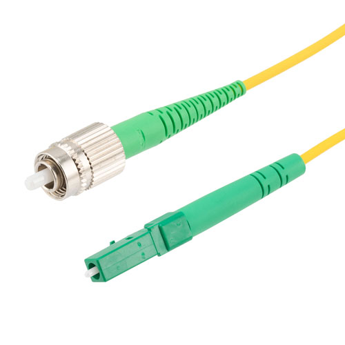 Fiber Optic Patch Cable, FC/APC Narrow Key to LC/APC Simplex PM ...
