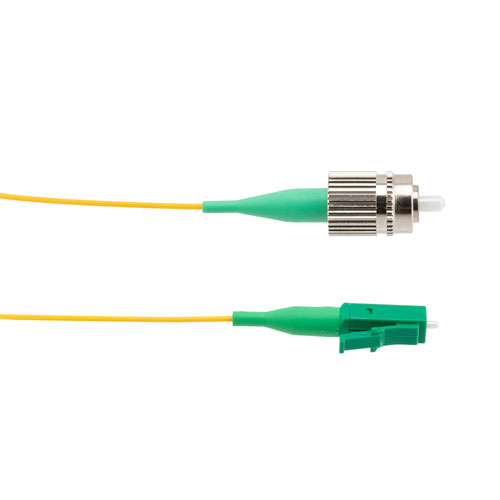 Fiber Optic Patch Cable, FC/APC Narrow Key to LC/APC Simplex PM ...