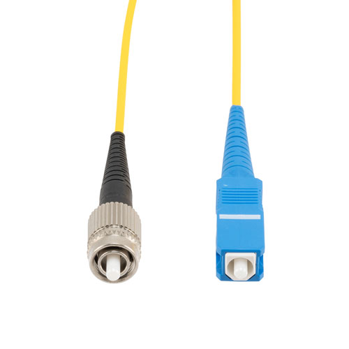 Fiber Optic Patch Cable, FC/PC Narrow Key to SC/PC Simplex PM ...