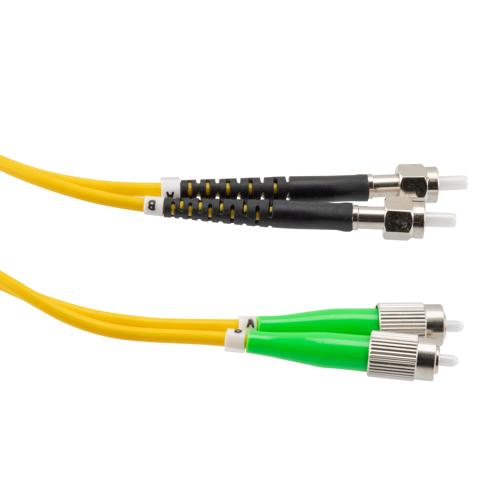 Fiber Optic Patch Cable SMA/APC-FC/APC Duplex 9.25/125 OS1 Single Mode ...