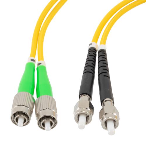 Fiber Optic Patch Cable SMA/APC-FC/APC Duplex 9.25/125 OS1 Single Mode ...