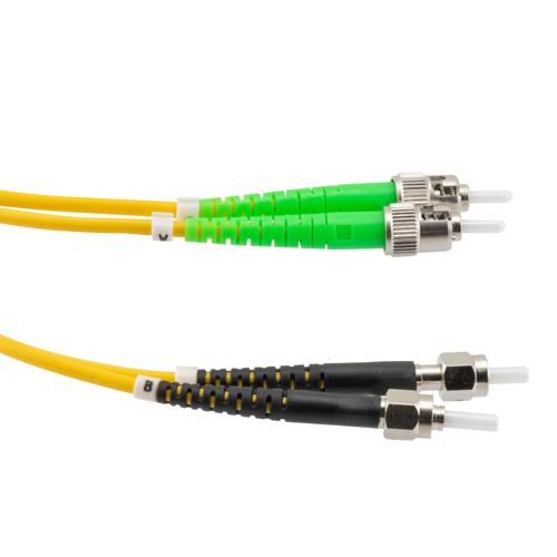 Fiber Optic Patch Cable SMA/APC-ST/APC Duplex 9.25/125 OS1 Single Mode ...