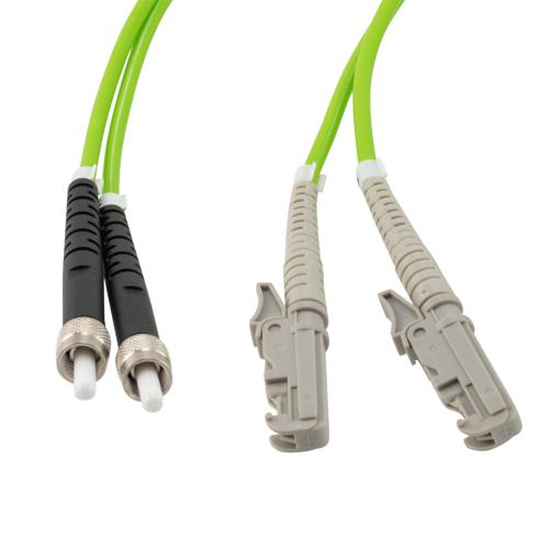 Fiber Optic Patch Cable SMA/PC-E2000/PC Duplex 50/125 OM5 Multimode ...
