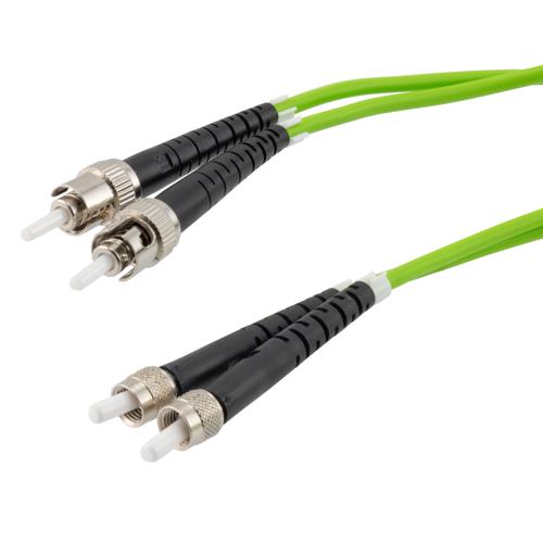 Fiber Optic Patch Cable SMA/PC-ST/PC Duplex 50/125 OM5 Multimode Fiber ...