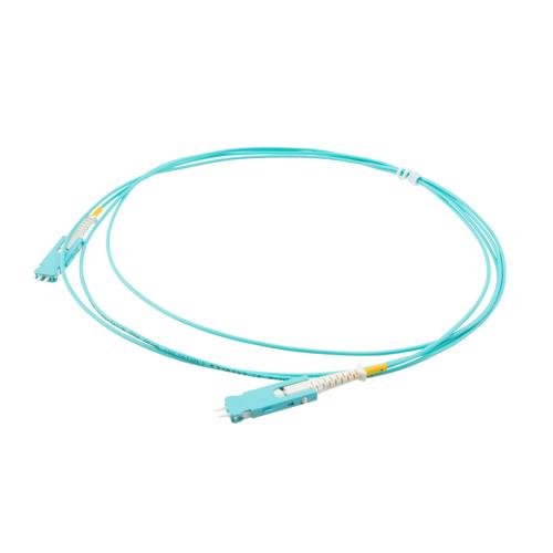 SN to SN Cable Assembly, UPC Polished, Multimode OM4, Riser Rated, 5 Meter
