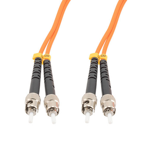 Fiber Optic Patch Cable ST/PC-ST/PC Duplex 100/140 Large Core Multimode ...