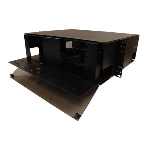 Fiber Enclosure Rack Mount 3U, with 8 FSP Sub panel openings - FE-RM3U48PSP