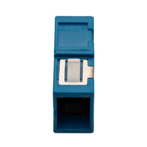 Fiber Optic Adapter, SC Simplex, standard, no flange, Blue