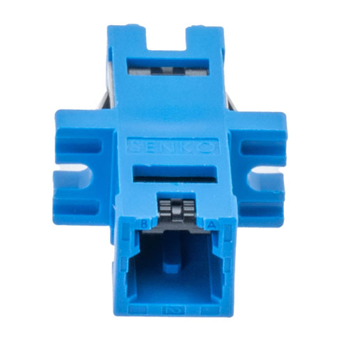 CS Single Channel (2F) Adapter, with Flange, Blue
