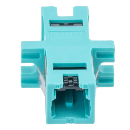 CS Single Channel (2F) Adapter, with Flange, Aqua