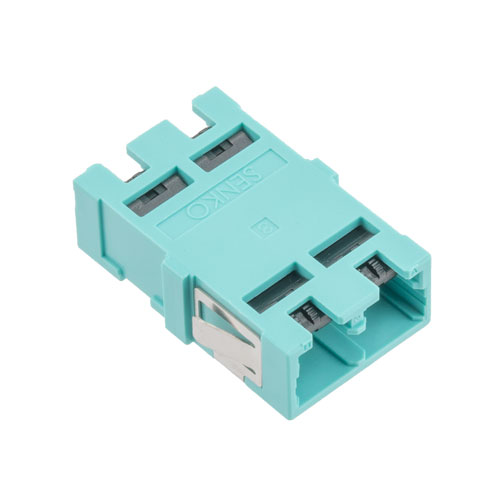 CS Dual Channel (4F) Adapter, without Flange, Aqua