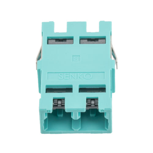 CS Dual Channel (4F) Adapter, without Flange, Aqua