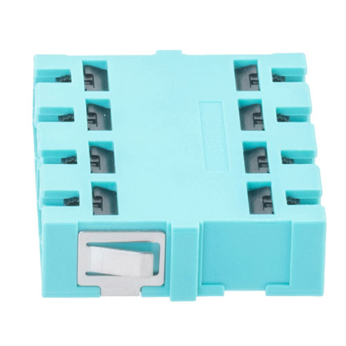 CS Quad Channel (8F) Adapter, without Flange, Aqua
