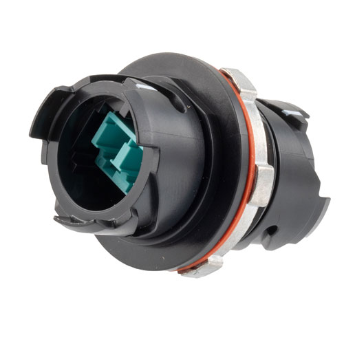 IP68 ODVA Compatible LC Inline Duplex Adapter, MM, no Dust Cap