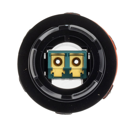 IP68 ODVA Compatible LC Inline Duplex Adapter, MM, no Dust Cap