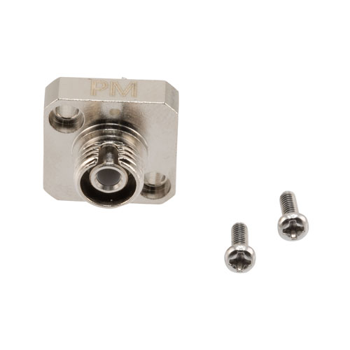 Fiber Optic Precision Adaper, PM FC/PC Narrow Key, One Piece, Square Flange