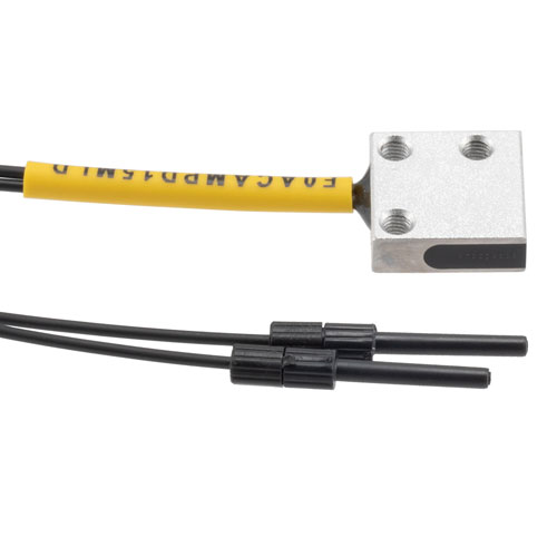 Fiber Optic Sensor Cable, 2M Array-type, Diffuse Reflection, R25 POF ...