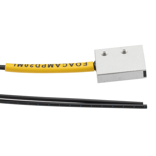 Fiber Optic Sensor Cable 2m Array Type Diffuse Reflection R25 Pof With Square Sensing End And