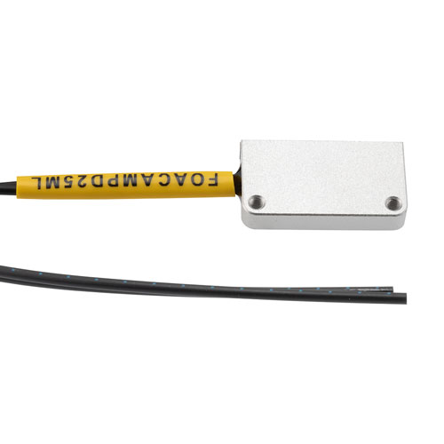 Fiber Optic Sensor Cable 2m Array Type Diffuse Reflection R25 Pof With Rectangular Sensing