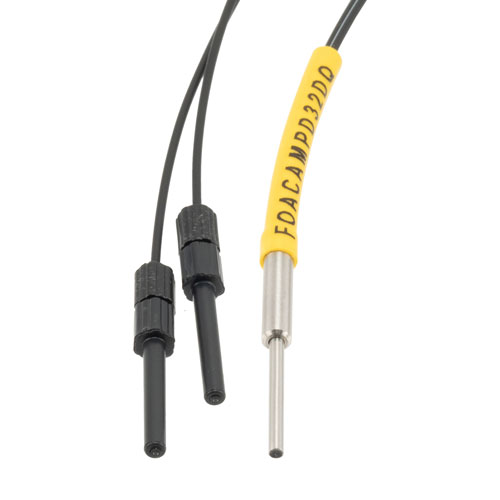 Fiber Optic Sensor Cable, 2M Side-view, Diffuse Reflection, R25 POF, M3 ...