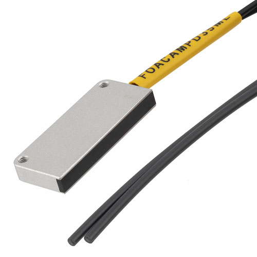 Fiber Optic Sensor Cable 2m Array Type Diffuse Reflection R25 Pof With Rectangular Sensing