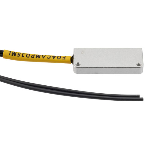 Fiber Optic Sensor Cable 2m Array Type Diffuse Reflection R25 Pof With Rectangular Sensing