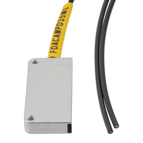 Fiber Optic Sensor Cable 2m Array Type Diffuse Reflection R25 Pof With Rectangular Sensing