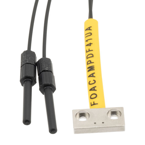 Fiber Optic Sensor Cable, 1M Flat Bracket Type, Diffuse Reflection, R2 ...