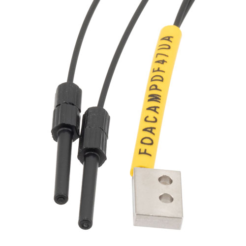 Fiber Optic Sensor Cable, 1M Flat Bracket Type, Diffuse Reflection, R2 ...