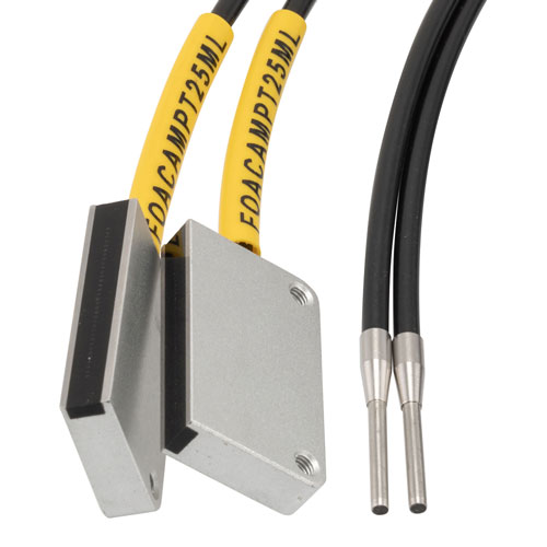 Fiber Optic Sensor Cable, 2M Array-type, Thru-beam, R25 POF with ...