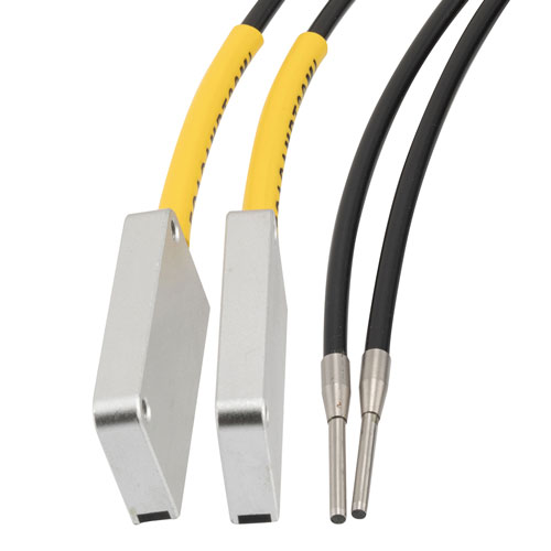 Fiber Optic Sensor Cable, 2M Array-type, Thru-beam, R25 POF with ...