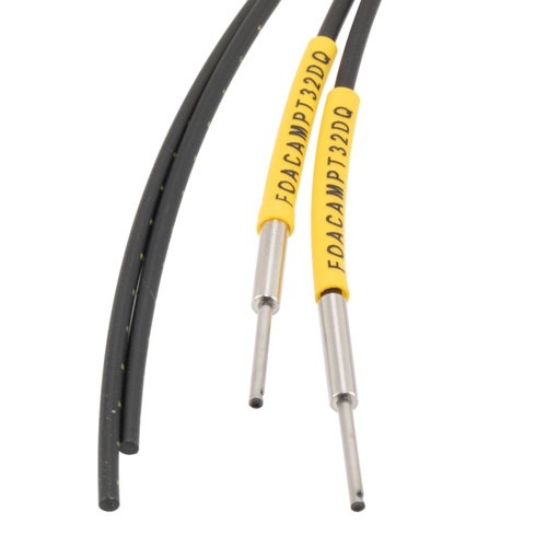 Fiber Optic Sensor Cable, 2M Side-view, Thru-beam, R25 POF, M3 ...