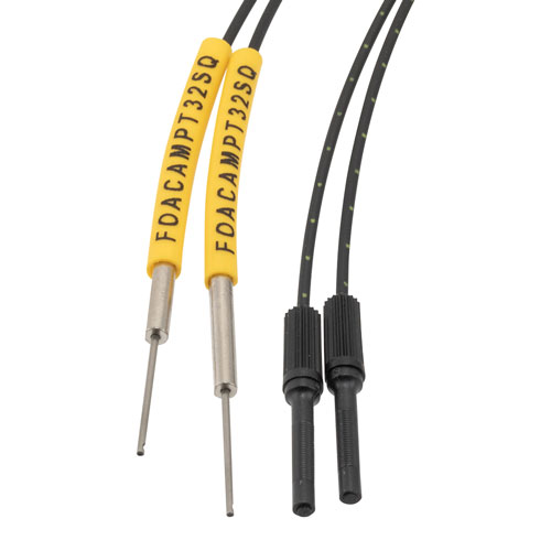 Fiber Optic Sensor Cable, 2M Side-view, Thru-beam, R10 POF, M2.5 ...