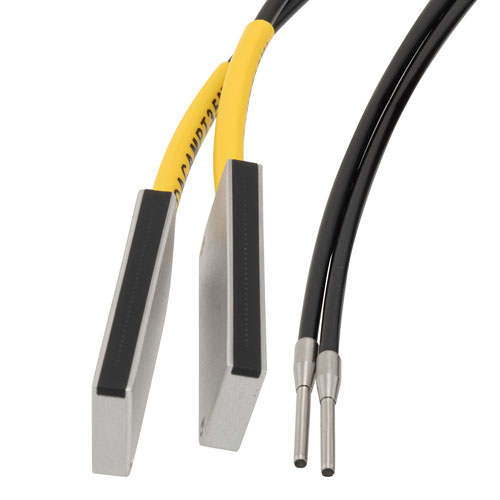 Fiber Optic Sensor Cable, 2M Array-type, Thru-beam, R25 POF with ...