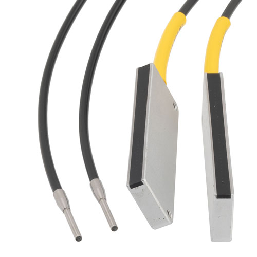 Fiber Optic Sensor Cable, 2M Array-type, Thru-beam, R25 POF with ...