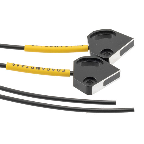 Fiber Optic Sensor Cable, 2M Array-type, Thru-beam, R25 POF with Square ...