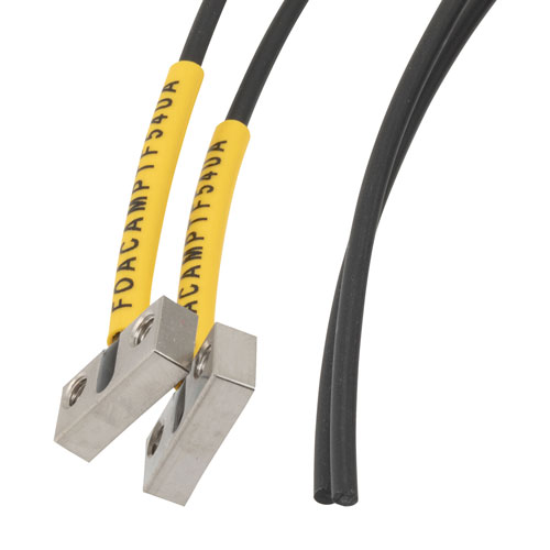 Fiber Optic Sensor Cable, 2M Flat Bracket Type, Thru-beam, R2 POF, 4 mm ...