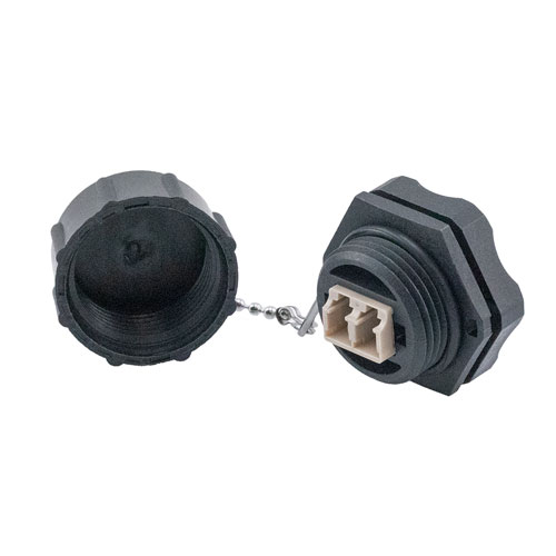 Waterproof IP68 MultiMode Duplex LC adapter