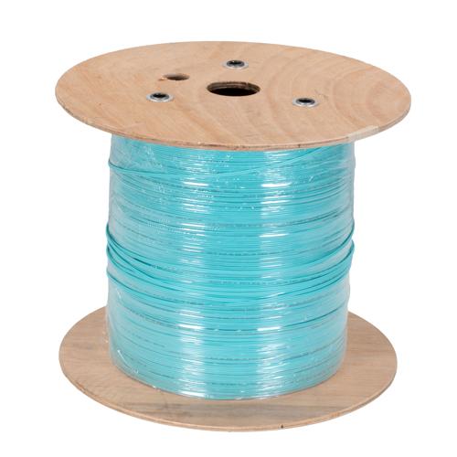Round Duplex Optical Cable, 50/125 40/100GB OM4, LSZH Rated, 3.0mm, 500 ...