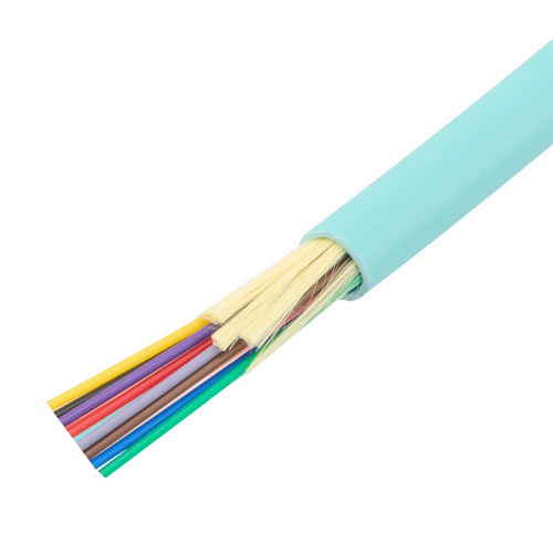 Indoor Multi-Fiber Distribution Cable, 12 Fiber, 50/125 10GB OM3, Riser ...
