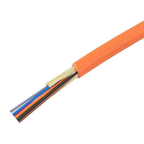 Indoor Multi-Fiber Distribution Cable, 8 Fiber, 50/125 OM2, Riser Rated