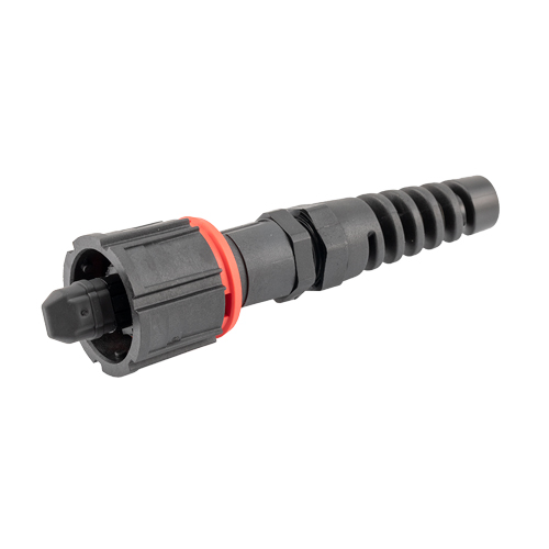 IP68 Series MPO Connector 12 Fiber, SMF Low Loss, Female, 6.0mm Crimp ...