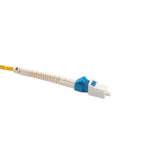 LC Unibody SM Simplex Fiber Connector for 3.0mm Cable with Flex Boot