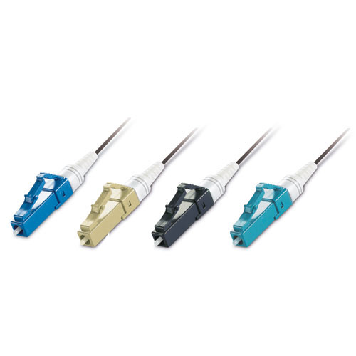 LC Connector for XPFIT-KIT, 50/125, OM3, Aqua, Pkg/ 12 - FOC-XPF-LC-MMAQ