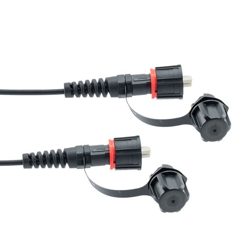 IP68 ODVA Compatible, Duplex LC/UPC to IP68 ODVA Compatible Duplex LC ...
