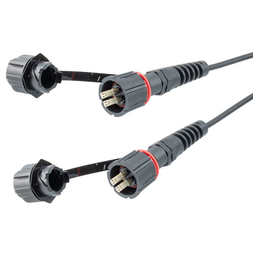 IP68 ODVA Compatible, Duplex LC/UPC to IP68 ODVA Compatible Duplex LC ...