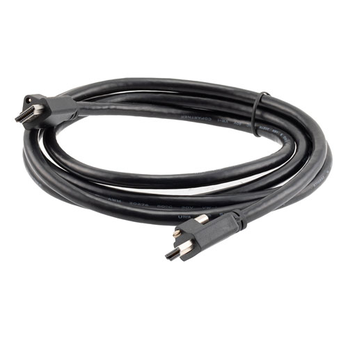 Premium High Speed Locking HDMI Cable, Lock Male Top Screw to Lock Male ...