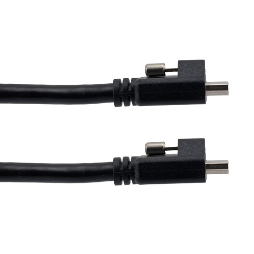 Ultra High Speed Locking HDMI Cable, Lock Male Top Screw to Lock Male ...